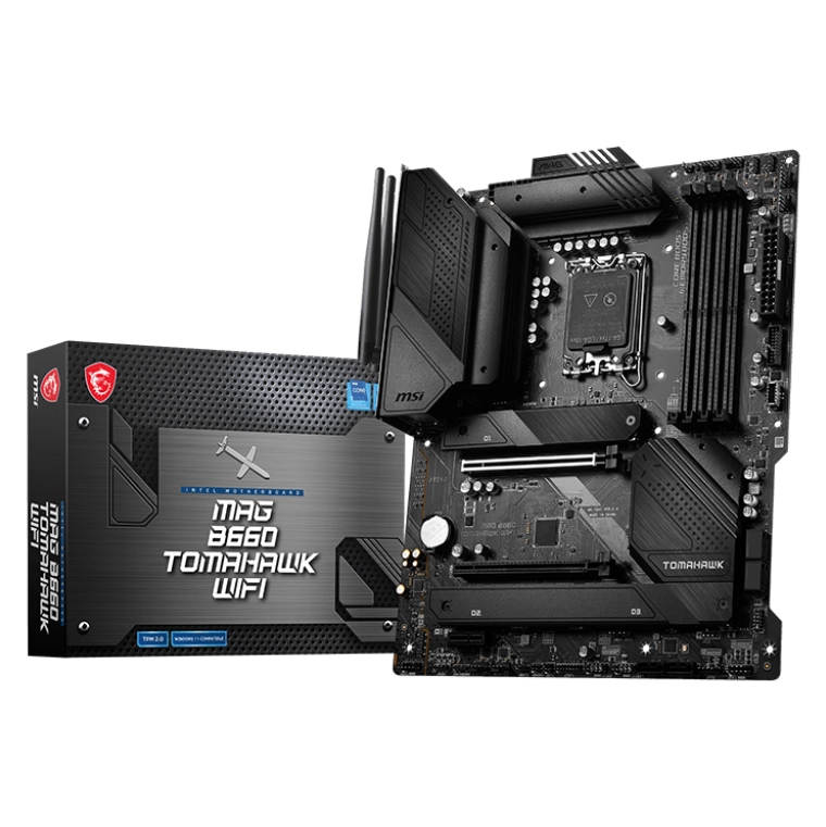 MSI M/Board Intel 12th Gen, mATX Motherboard MAG B660 TOMAHAWK WIFI ...
