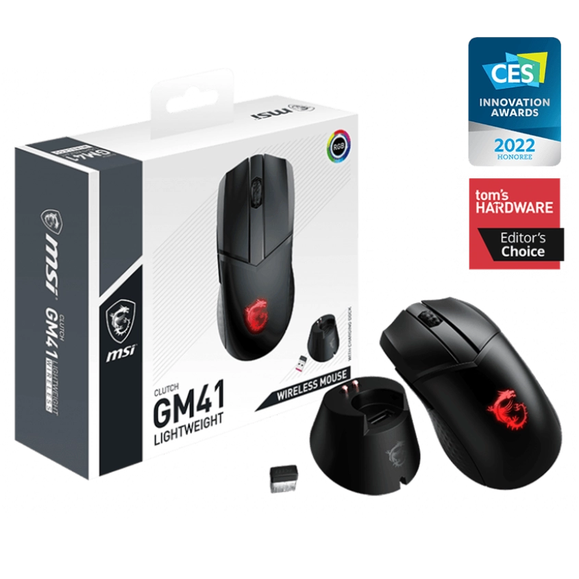 MSI Wireless Gaming Mouse Clutch GM41 | Hukut.com